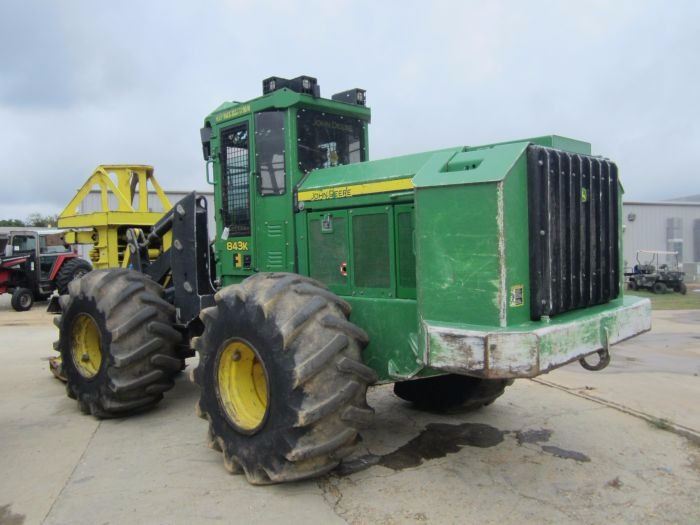 2014 JOHN DEERE 843K FELLER BUNCHER, VIN/SN:664028 - SAWHEAD, ECAB W ...