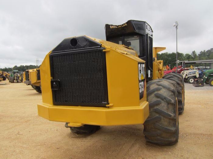 CAT 573 FELLER BUNCHER, VIN/SN:WA19344 - QUADCO SAW HEAD, ECAB W/AIR ...