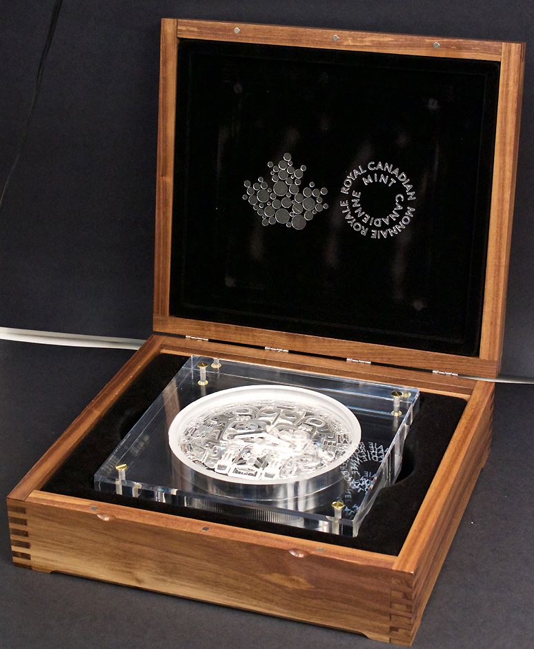 Canada 2015 $500 5 kilos pure silver coin