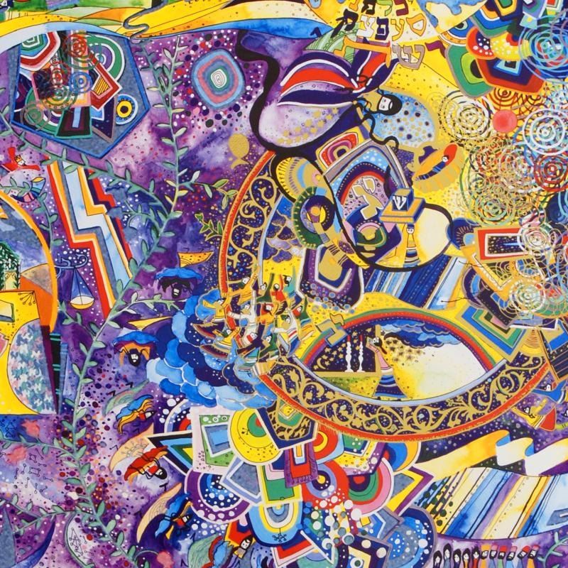 Celebrations Lithograph by the Talented Raphael Abecassis! Hand Signed ...