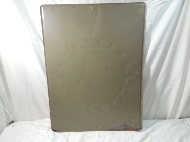 VINTAGE ASE CERTIFIED MECHANIC PRESSED TIN SIGN vintage-ase-certified-mechanic-pressed-tin-sign