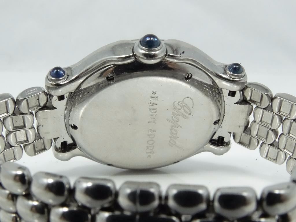 Chopard Geneve "Happy Sport" 32mm Solid 18K White Gold & Floating ...