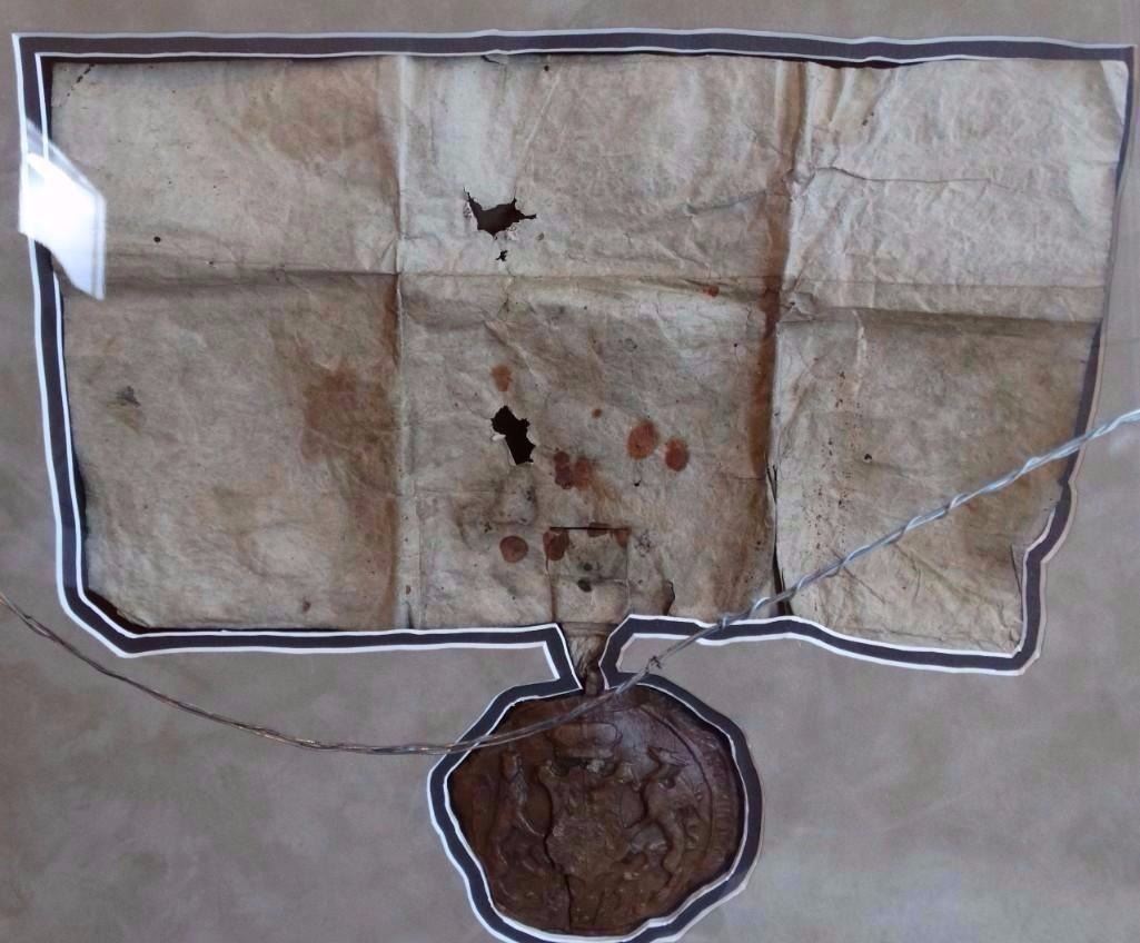 1572 Elizabeth I Parchment Charter (Royal Pardon) W/Noble Seal ...