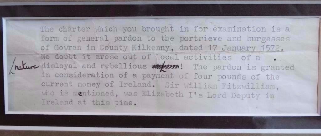 1572 Elizabeth I Parchment Charter (Royal Pardon) W/Noble Seal ...