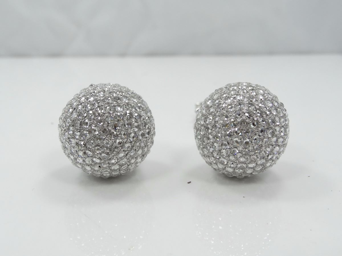 Kassaris 13.00CTW Genuine VSI-VS2/D-E Mazarin-Cut Diamond & Solid 18K ...