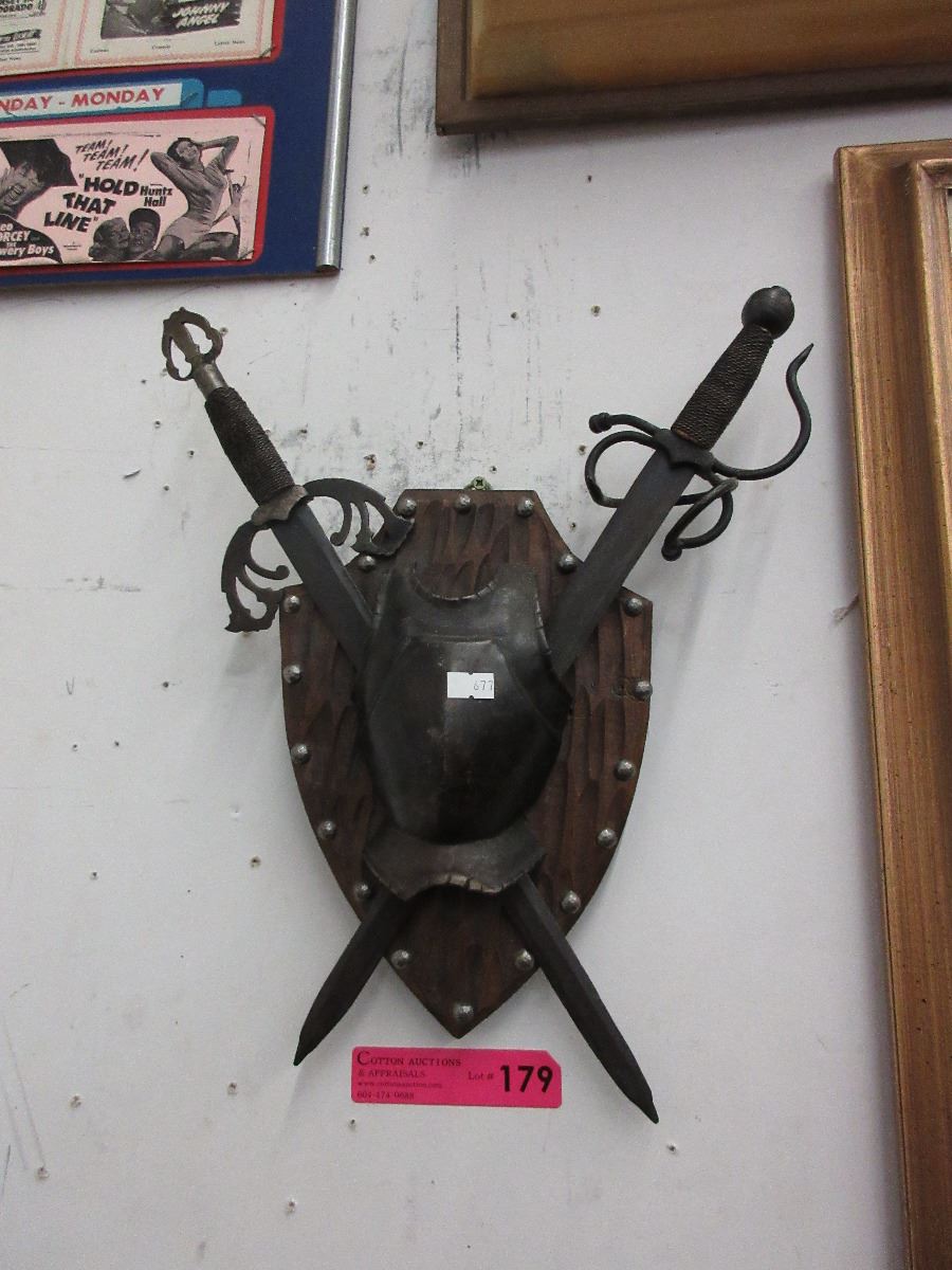 Small Shield & Sword display