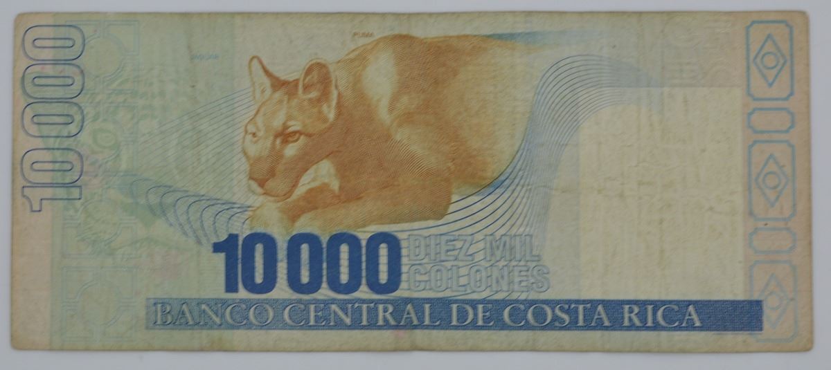 Costa Rica 2002 10000 Colones Banknote