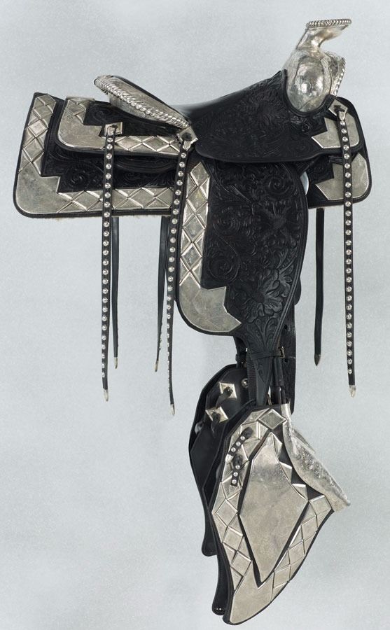 California Silver Mounted Parade Saddle