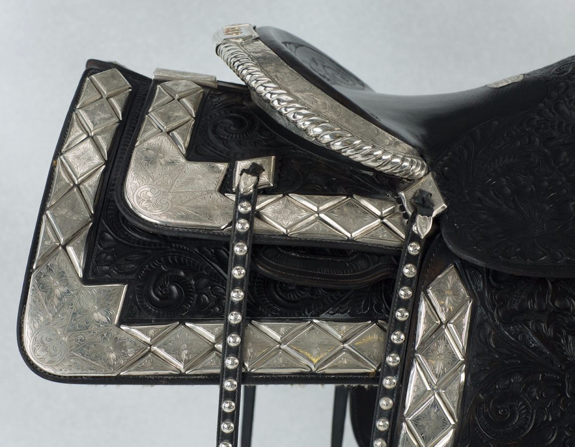 California Silver Mounted Parade Saddle