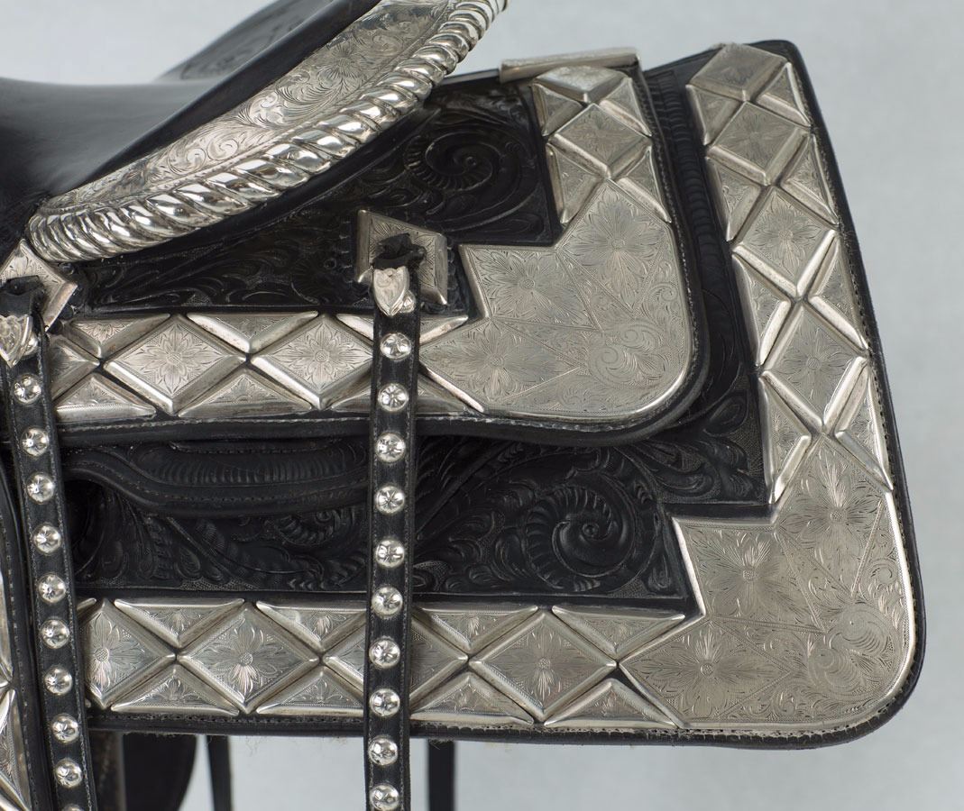 California Silver Mounted Parade Saddle
