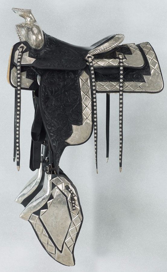 California Silver Mounted Parade Saddle