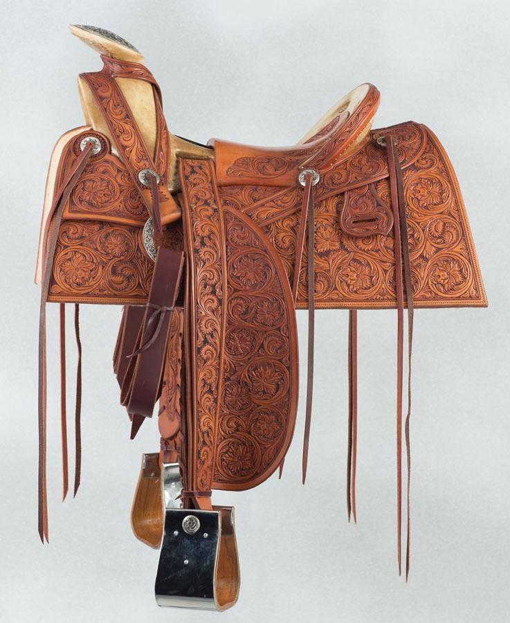 Clint Mortenson Custom Mexican Mountain Saddle