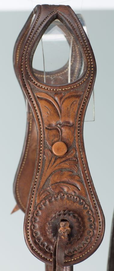 Early, rare headstall with California Spade Bit