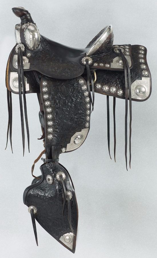 Sterling Silver Mounted Parade/Show Saddle with Keyston Silver