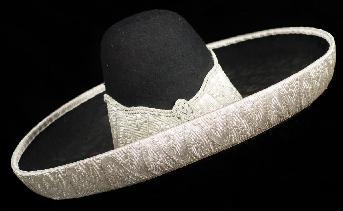 Fancy Silver and Black Sombrero