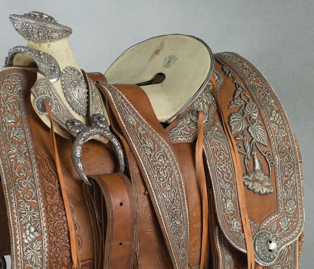 Important 1890s, Charro Saddle by Distinguished Mexican Artisans