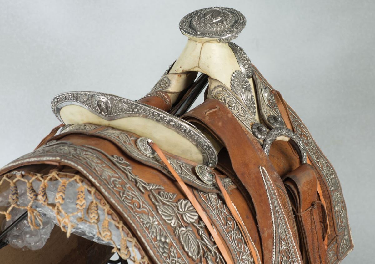 Important 1890s, Charro Saddle by Distinguished Mexican Artisans