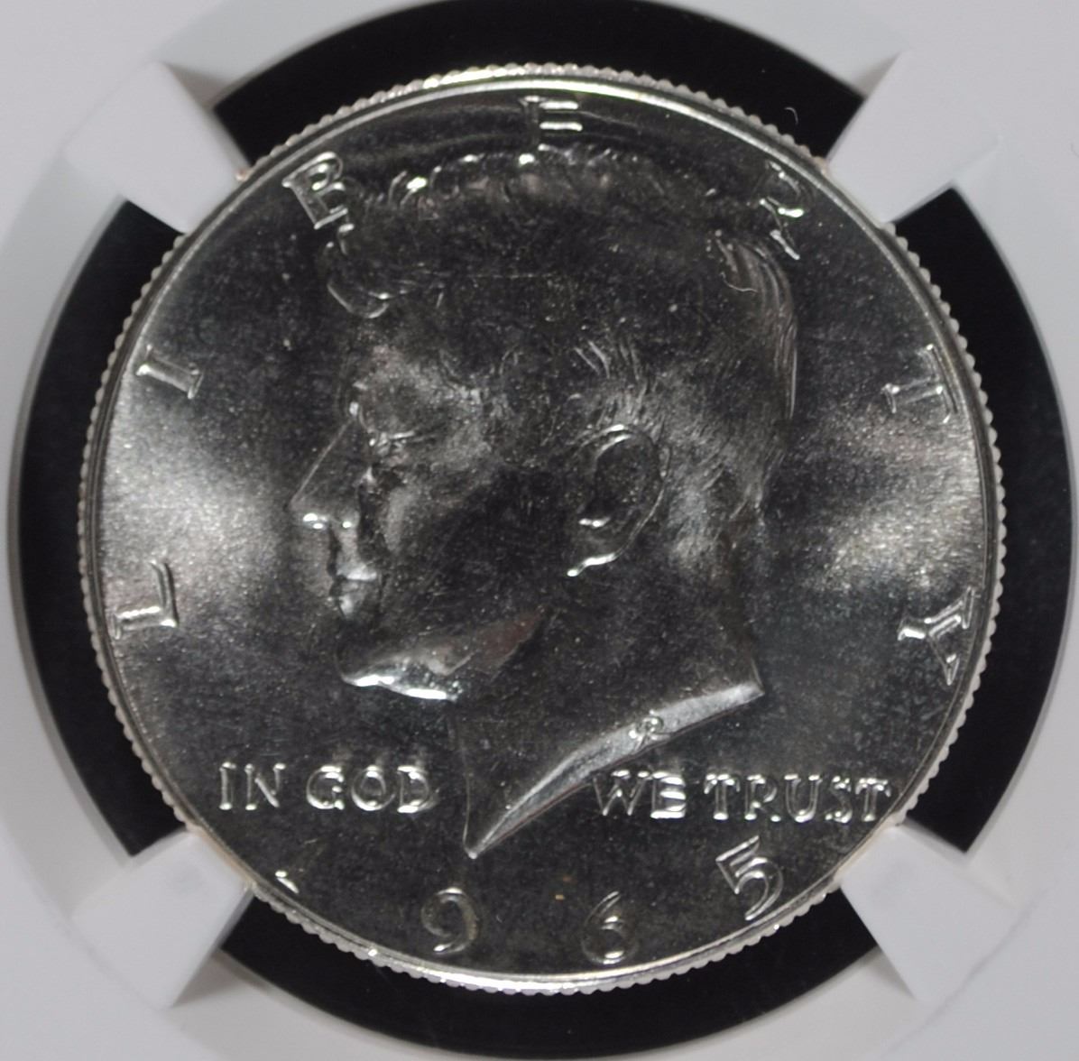 1965 SMS KENNEDY HALF DOLLAR NGC MS 68 RARE 1965-sms-kennedy-half-dollar-ngc-ms-68-rare