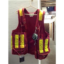Reflective heavy duty miners jacket with attached tools
