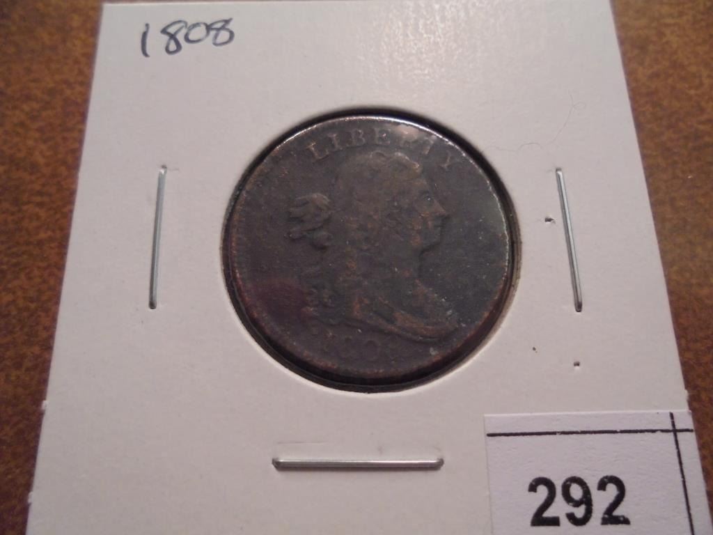 1808 US HALF CENT