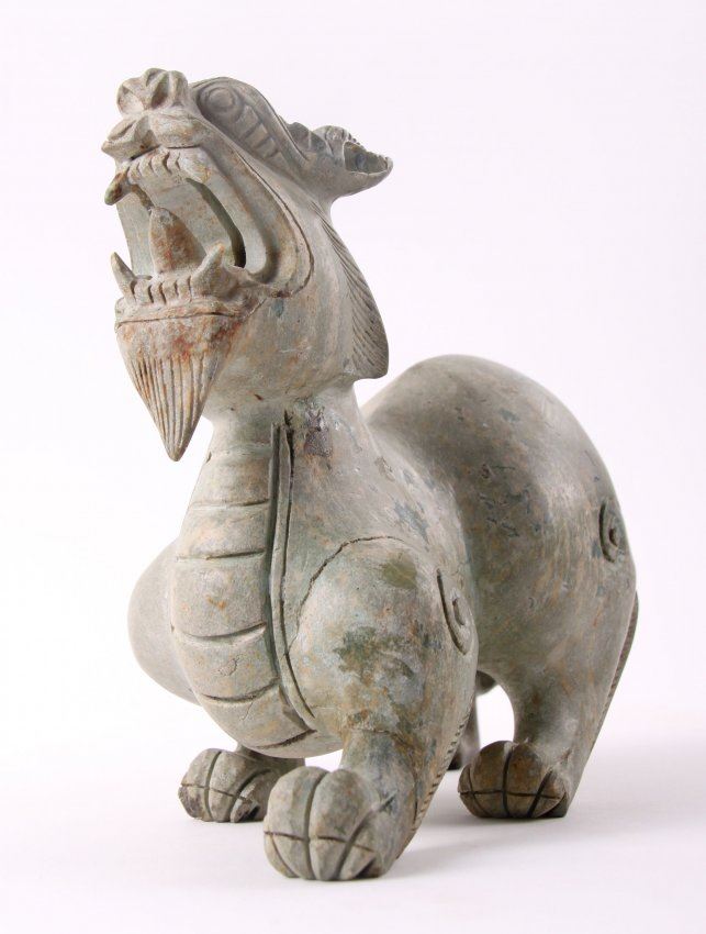 Chinese Jadeite Han Dynasty style mythical creature.