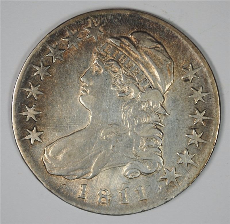 1811 BUST HALF DOLLAR NICE ORIGINAL AU RARE!