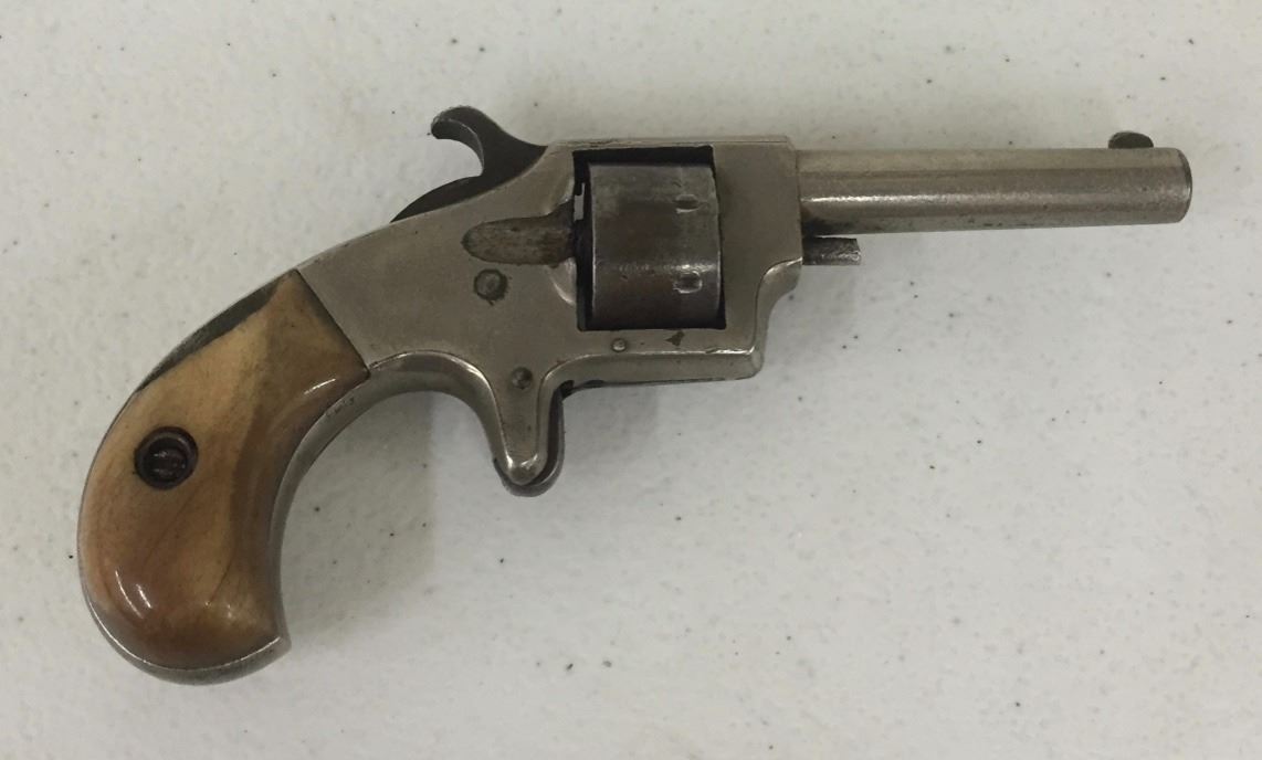 Antique Pocket Pistol - Bone Grips