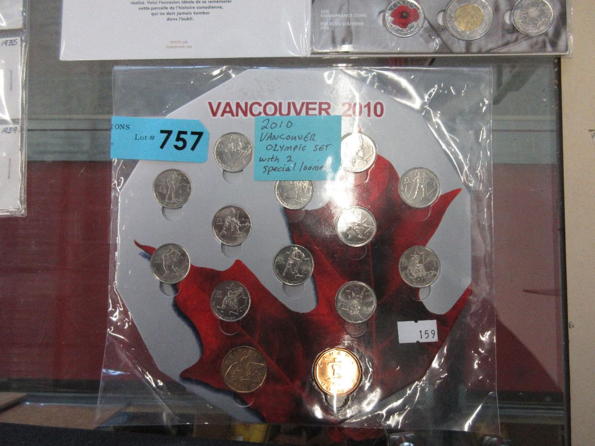 2010 Vancouver Olympic Coin Set