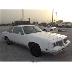 1985 - OLDSMOBILE CUTLASS SUPREME / REBUILT SALVAGE