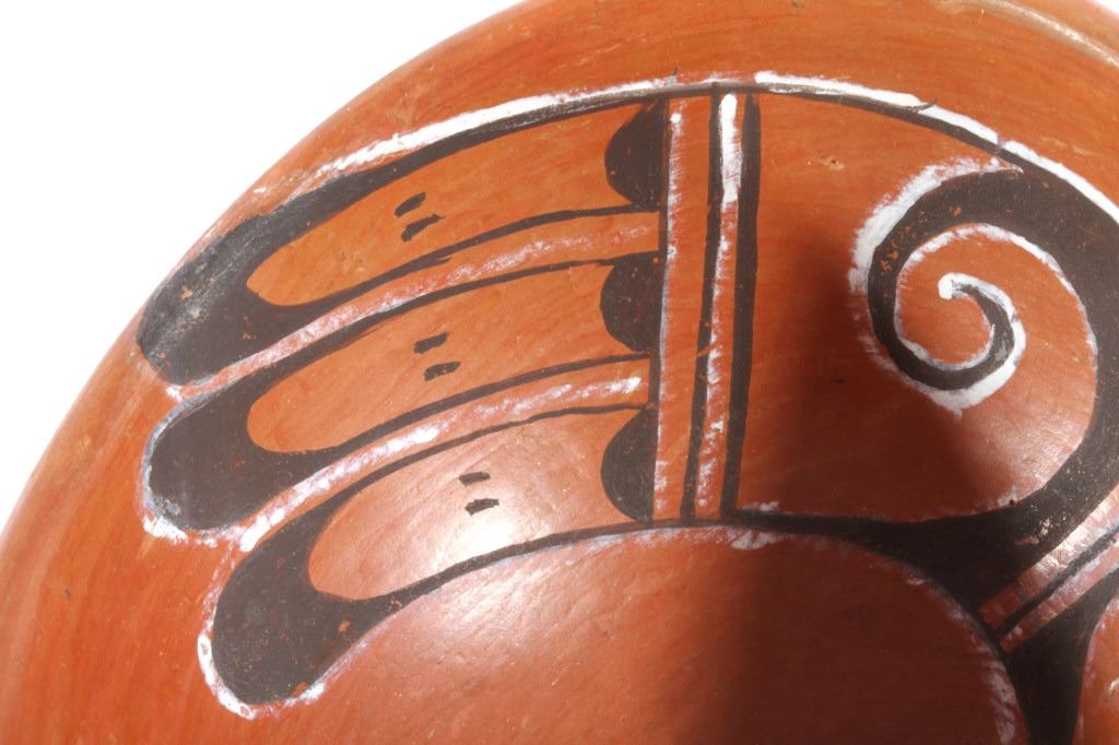 Hopi Indian Pottery Water Ladle by Edith Nash