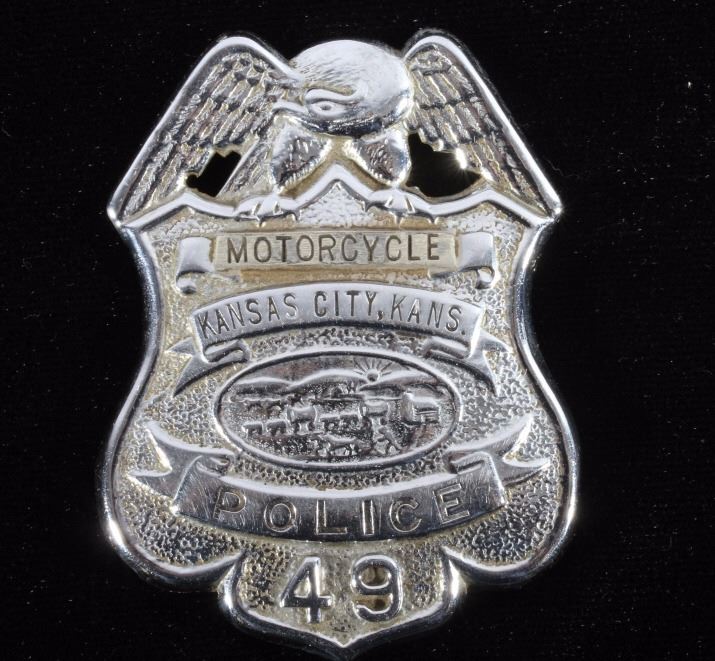 Kansas City Motorcycle Police Badge