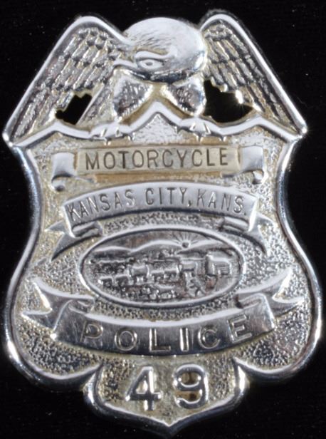 Kansas City Motorcycle Police Badge