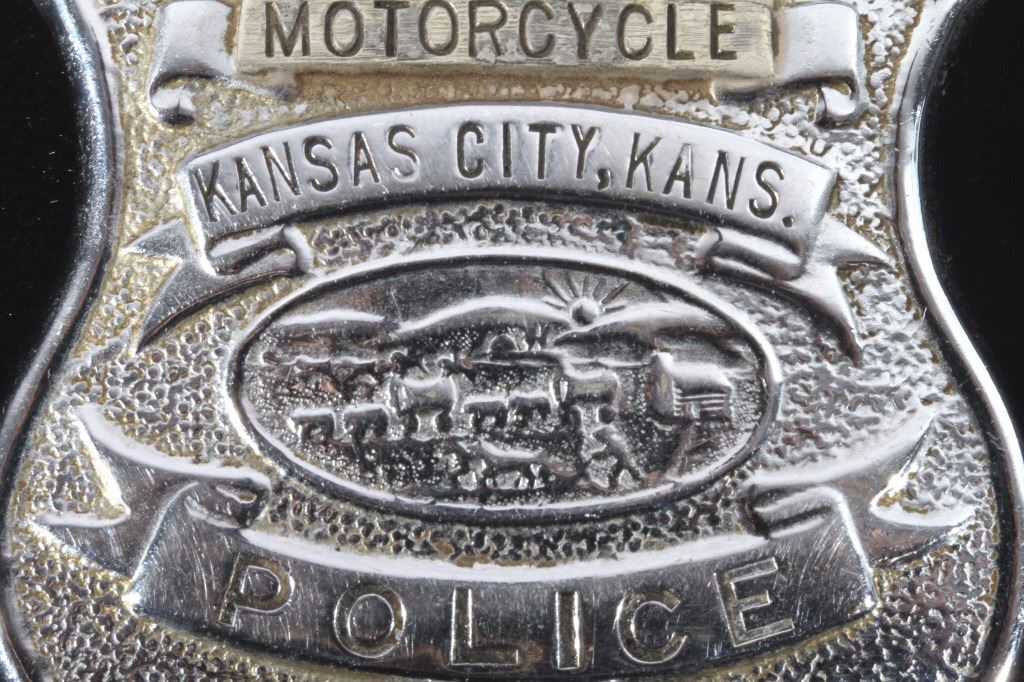 Kansas City Motorcycle Police Badge