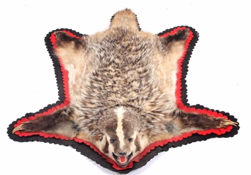 Badger Montana Trophy Fur Rug