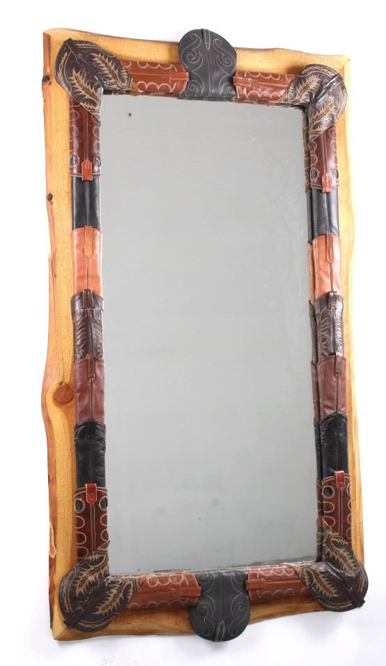 Custom Made Western Cowboy Boot Mirror
