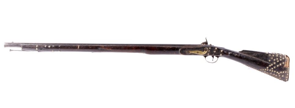 Crow Indian Tacked Trade Rifle 19th Century