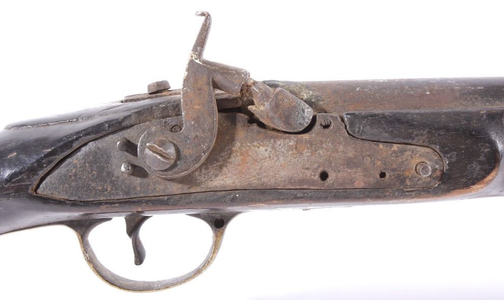 Crow Indian Tacked Trade Rifle 19th Century