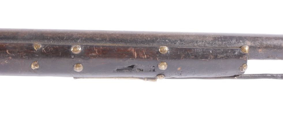 Crow Indian Tacked Trade Rifle 19th Century
