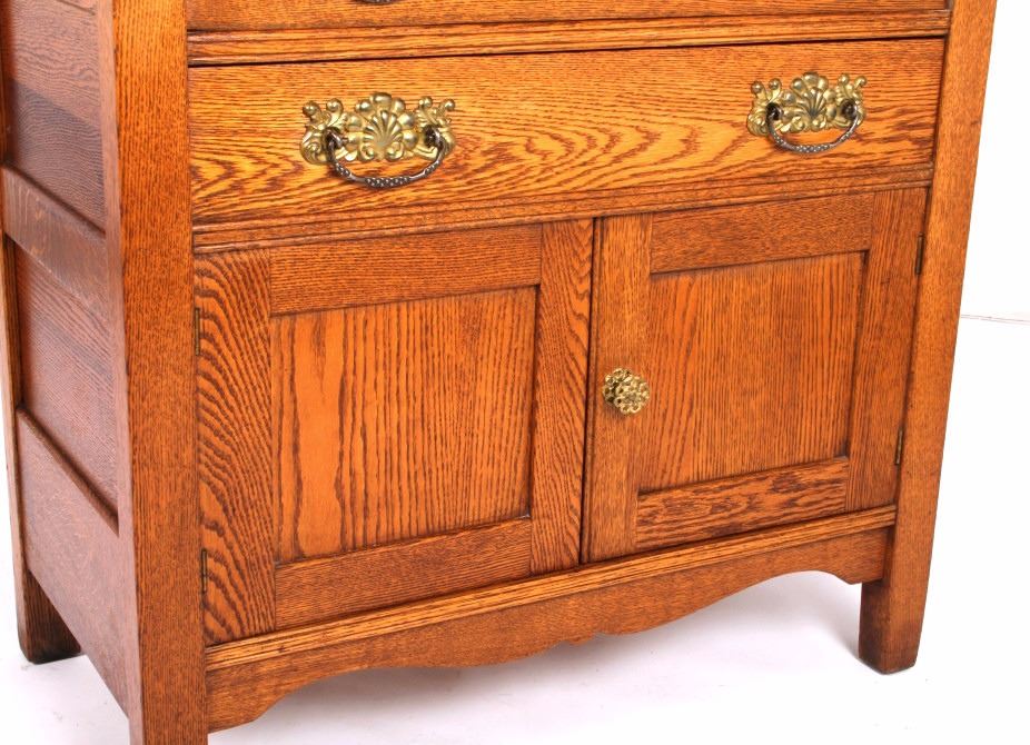Antique Oak Wash Stand