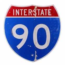 I-90 Interstate 90 Highway Sign from Montana