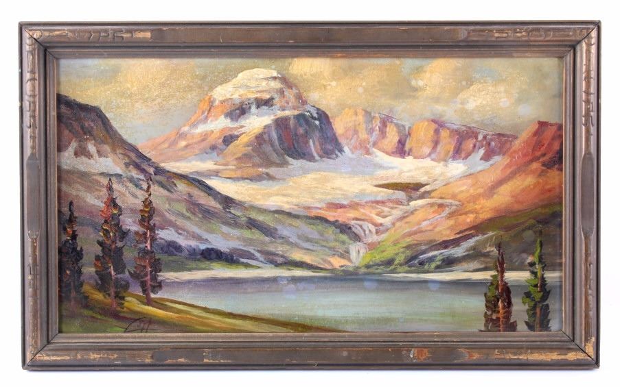 Leonard Lopp Original Oil on Board Painting
