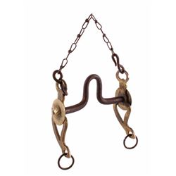 Early Prison Made Brass & Iron Cowboy Horse Bit