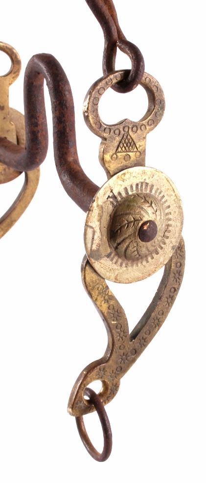 Early Prison Made Brass & Iron Cowboy Horse Bit