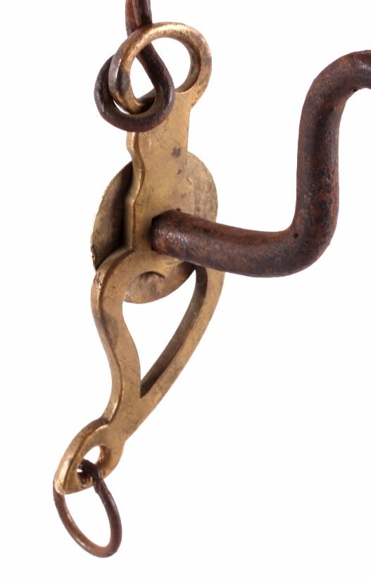 Early Prison Made Brass & Iron Cowboy Horse Bit