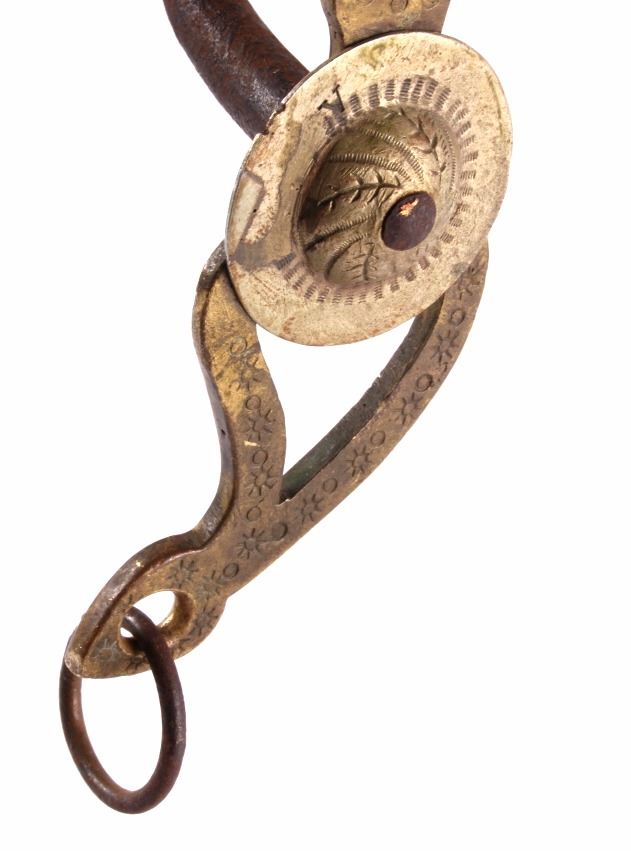 Early Prison Made Brass & Iron Cowboy Horse Bit