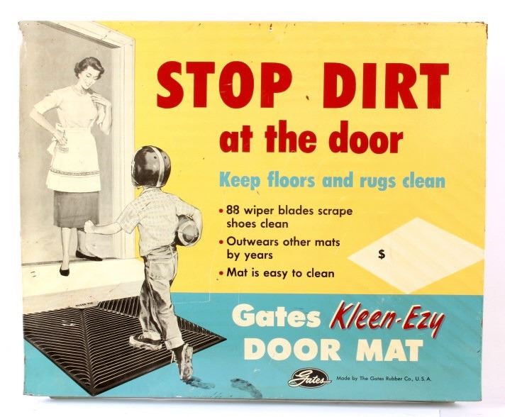 Gates Rubber Company Advertising Sign