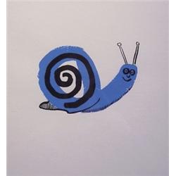 Keith Haring (1958 - 1990) American, THE HAPPY SNAIL from THE STORY OF ...