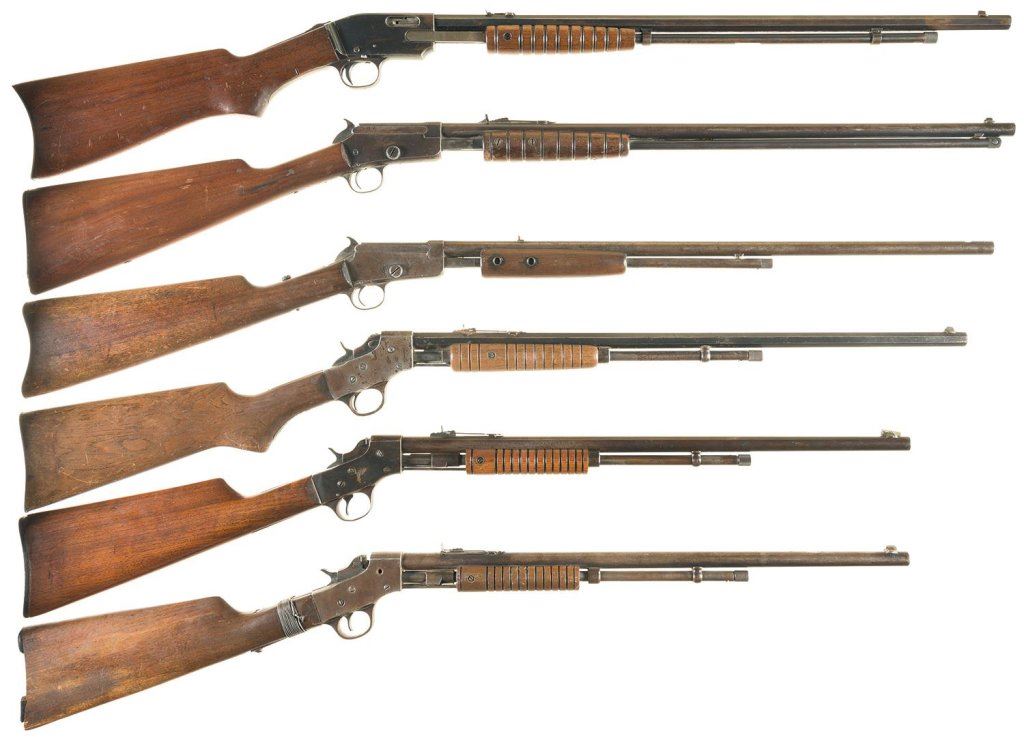 Six Sporting Slide Action Rifles -A) Premier Trail Blazer Rifle