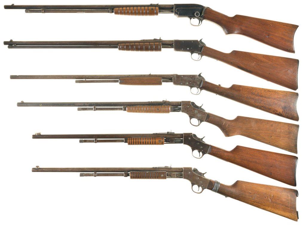 Six Sporting Slide Action Rifles -A) Premier Trail Blazer Rifle