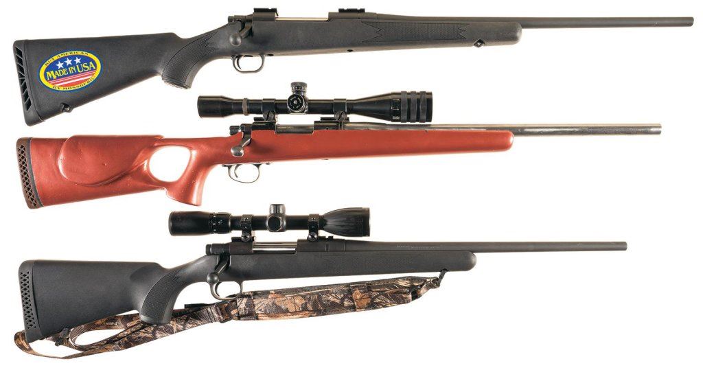Three Bolt Action Rifles -A) Mossberg Maverick Rifle